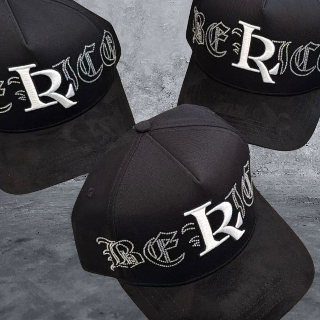 Gorra Luis R Conriquez x Toto Caps - Belico White Crystals – Cool Caps